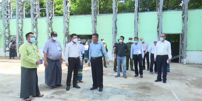 Inspection tour in Ayeyawaddy region: MoSYA Union Minister inspects Sports grounds and stadiums ...
